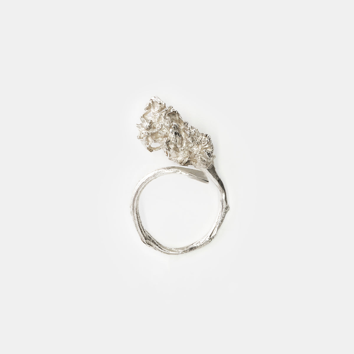 cannabis flower ring .925 silver – PLANT BASED GALLERY